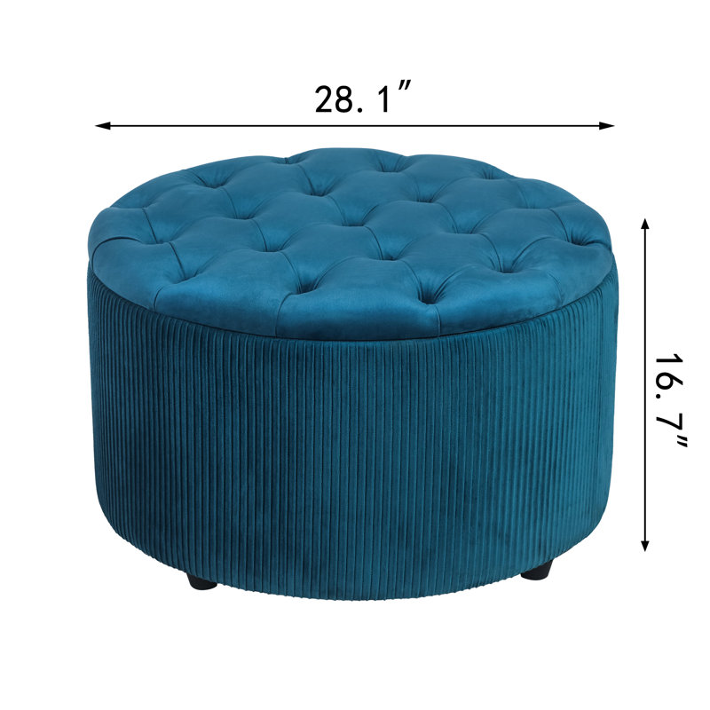 Mercer41 Murrel Upholstered Storage Ottoman | Wayfair