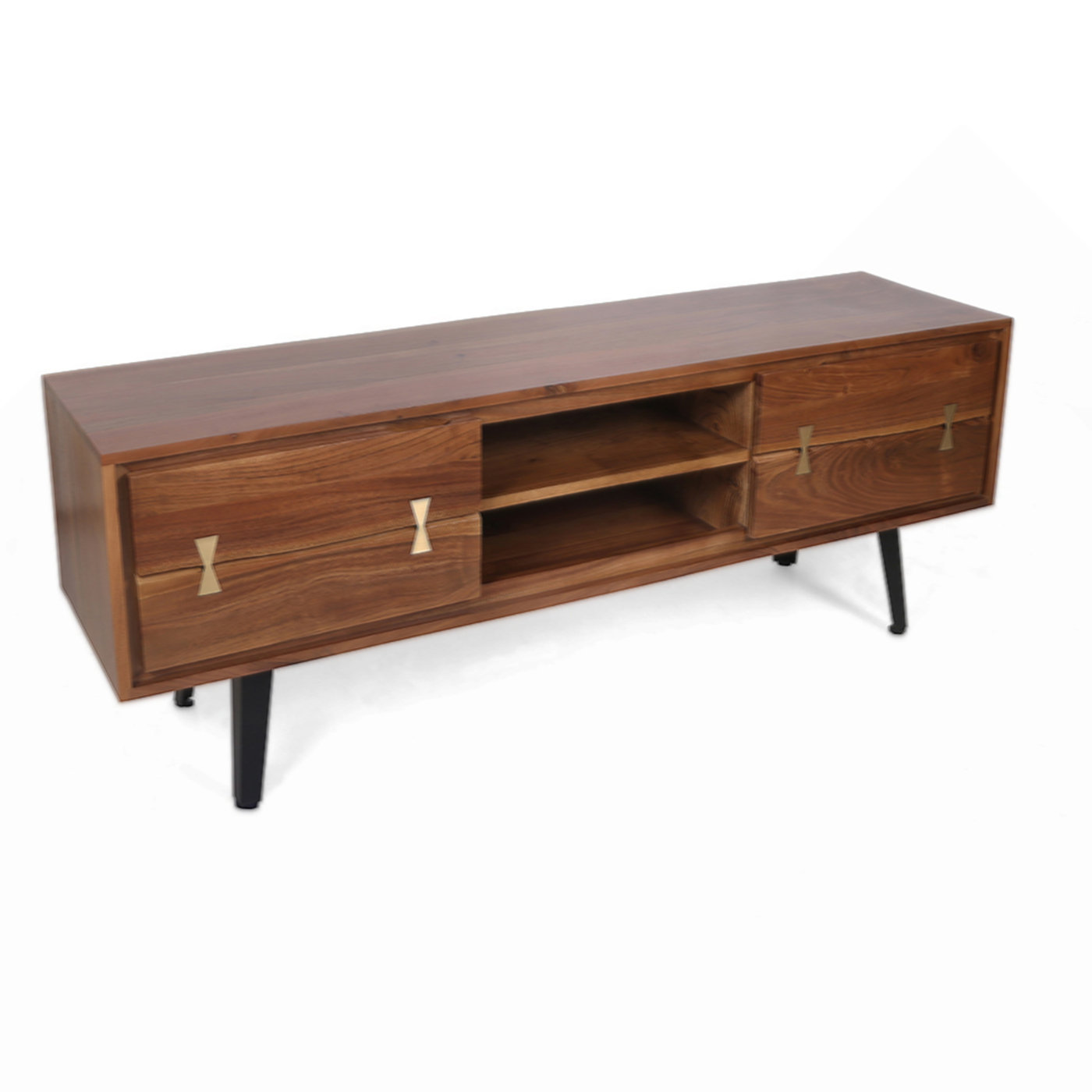 Corrigan Studio® TV Stand, Asther Acacia Wood TV Cabinet | Wayfair