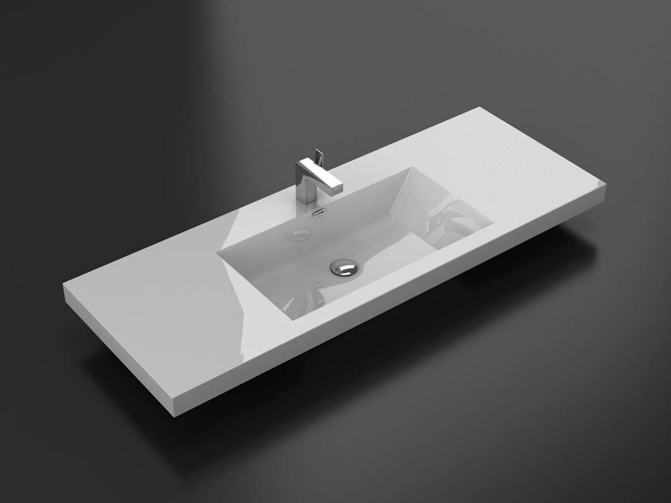 Alma 59" integrated Bathroom Sink | Wayfair