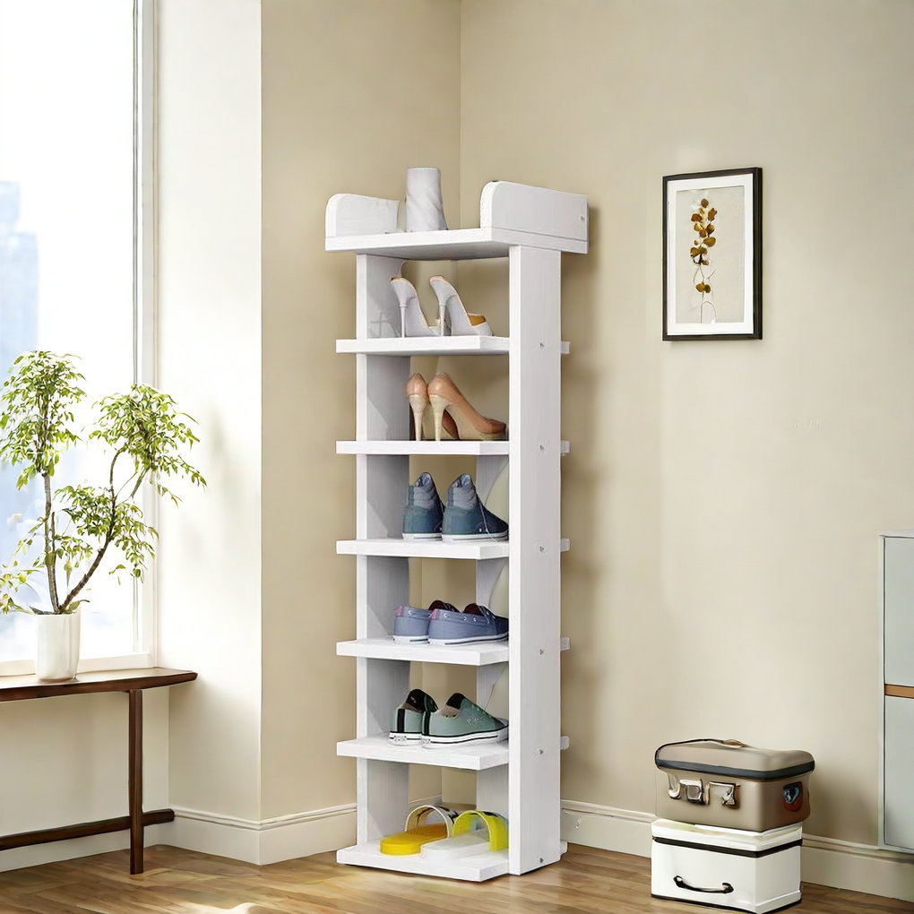 Ebern Designs 7 Pair Shoe Storage Cabinet | Wayfair