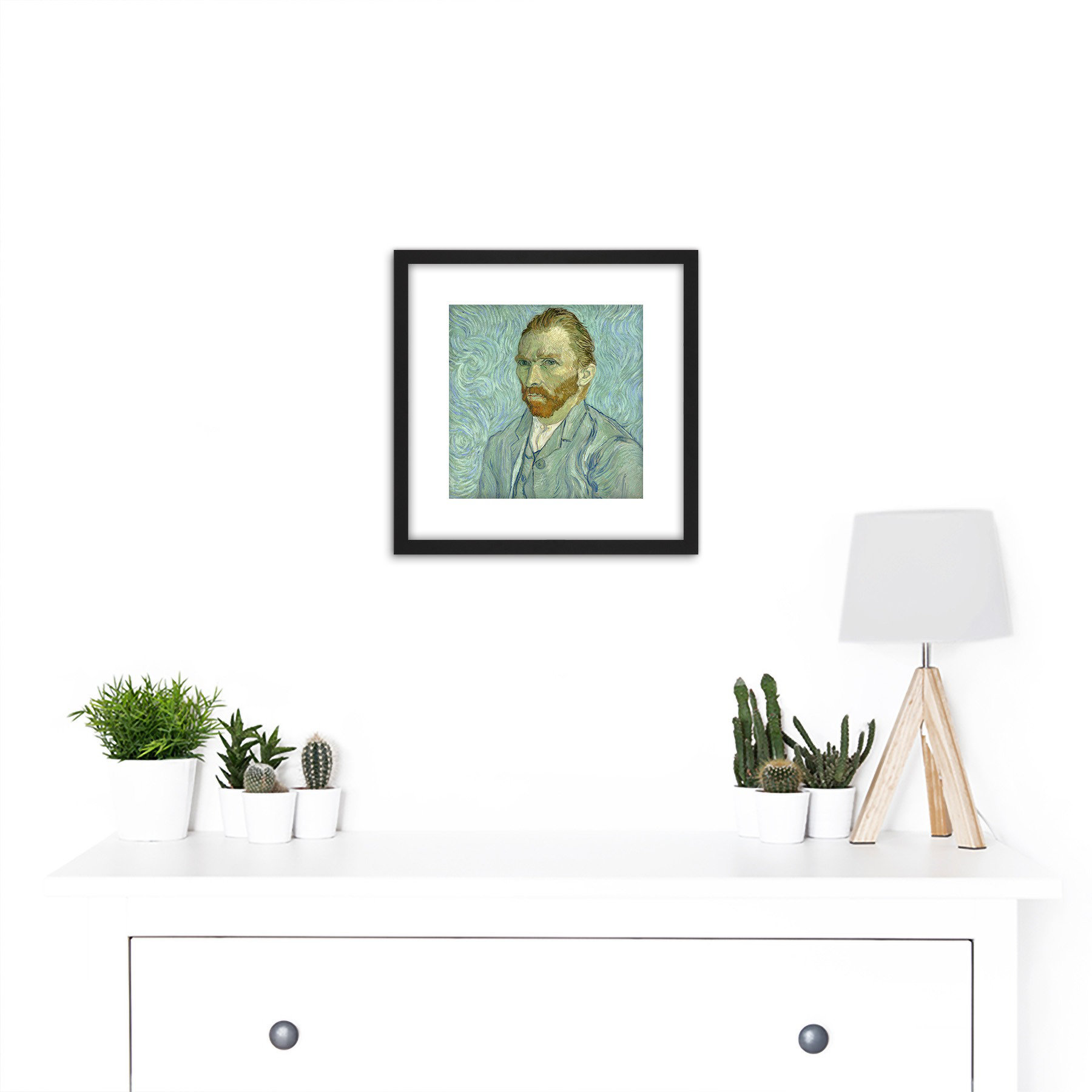 Marlow Home Co. Vincent Van Gogh Self Portrait - Picture Frame Painting ...