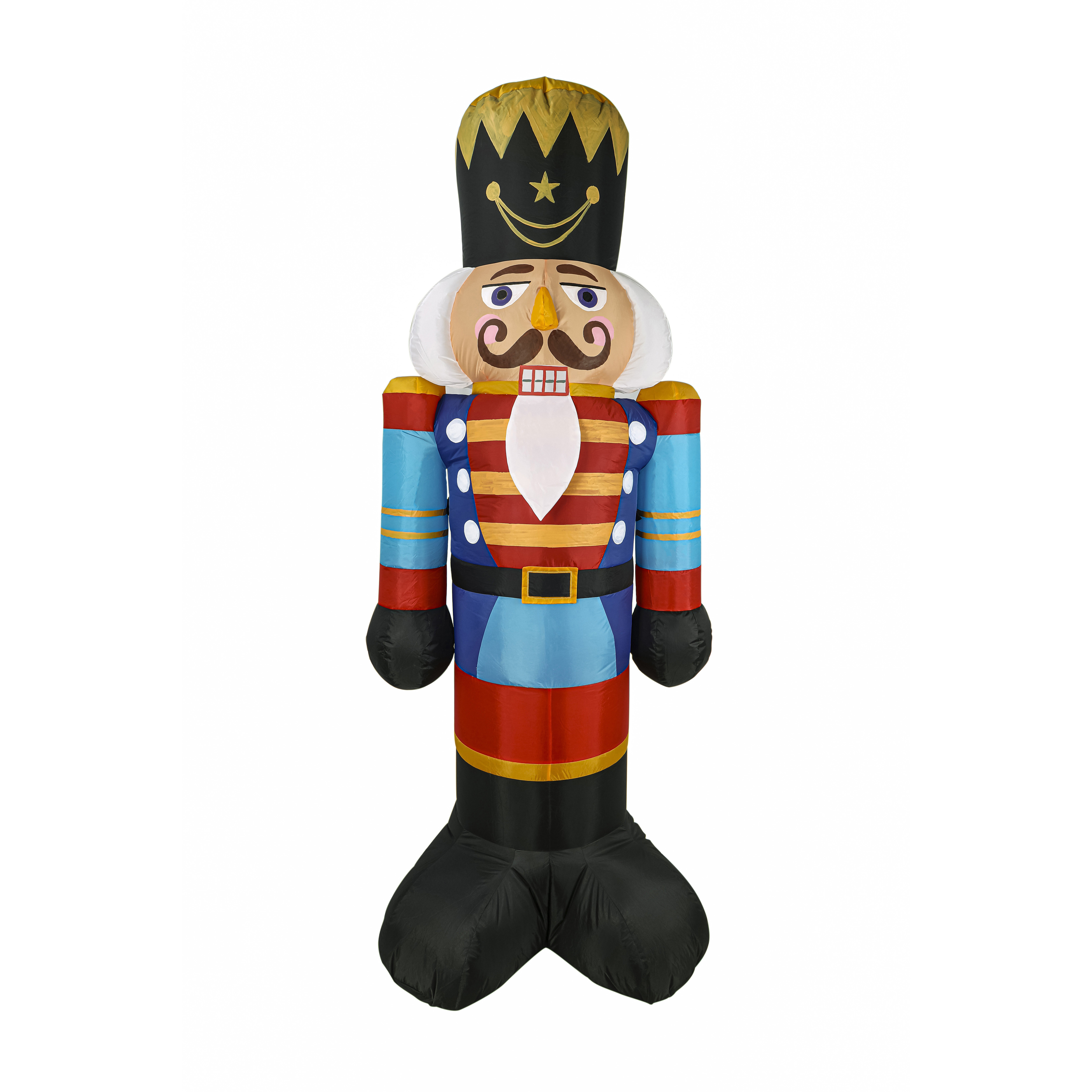 Plow & Hearth Lighted Nutcracker Christmas Inflatable | Wayfair