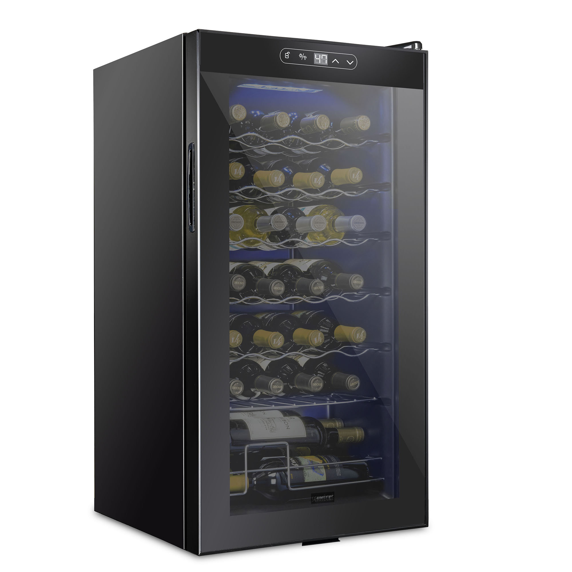 Schmécké 28 Bottle Single Zone Freestanding Wine Refrigerator & Reviews ...