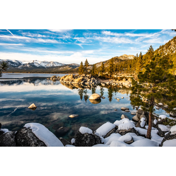 Alpen Home Winter Afternoon At Sand Harbor by Brycia James - No Frame ...