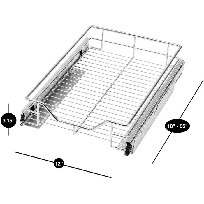 SmartDesign Steel Pull Out Drawer | Wayfair