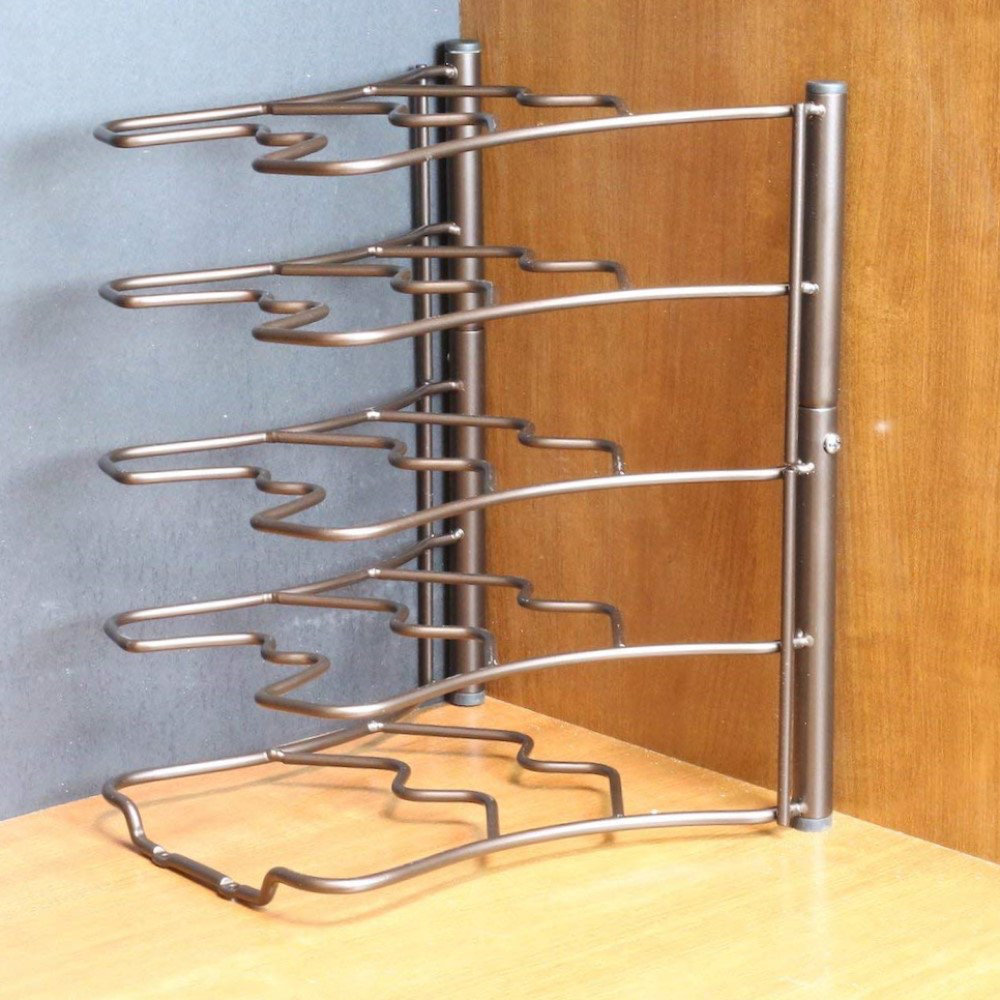 Latitude Run® Pot Organizer Rack For Kitchen Cabinet And Counter | Wayfair