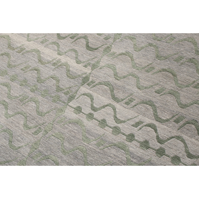 George Oliver Lavin One-of-a-Kind 4' X 6' Wool Area Rug in Gray ...