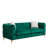 Mercer41 Luxurious Green Velvet Sofa, Modern Chesterfield Design For ...