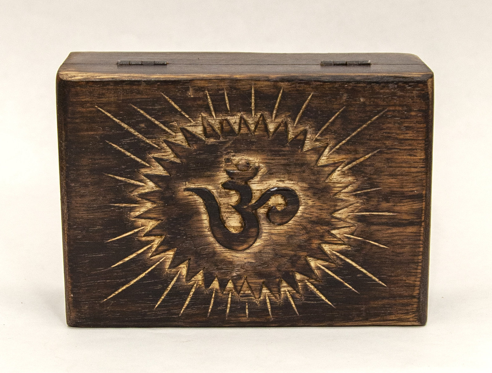 Bungalow Rose Carved OM Decorative Box | Wayfair