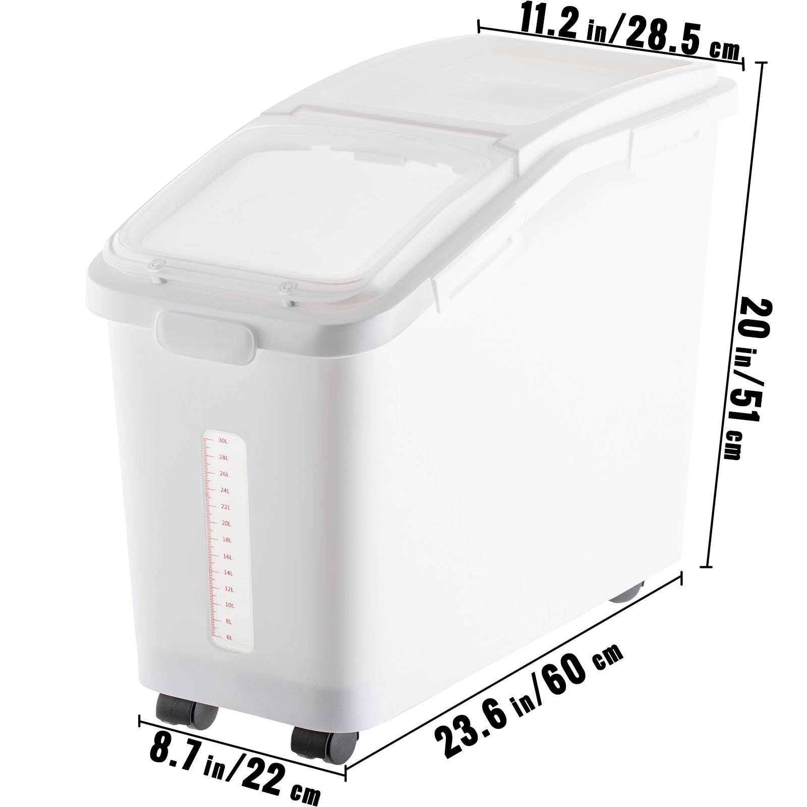 VEVOR 11.4 Gallon Food Storage Container | Wayfair