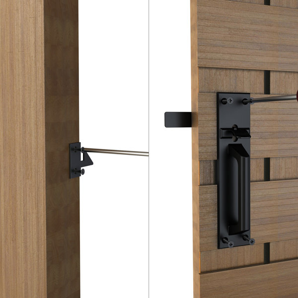 JUBEST Heavy Duty Gate Latch, Two Sided Gate Latch for Outdoor Fence ...