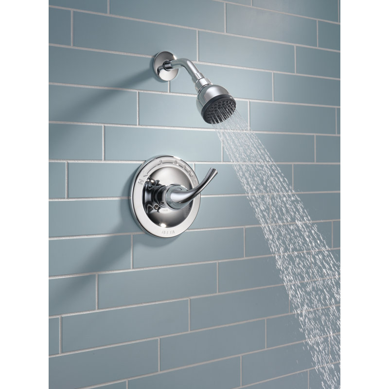 Delta Principals Pressure-Balanced Shower Faucet with Rough-in Valve ...