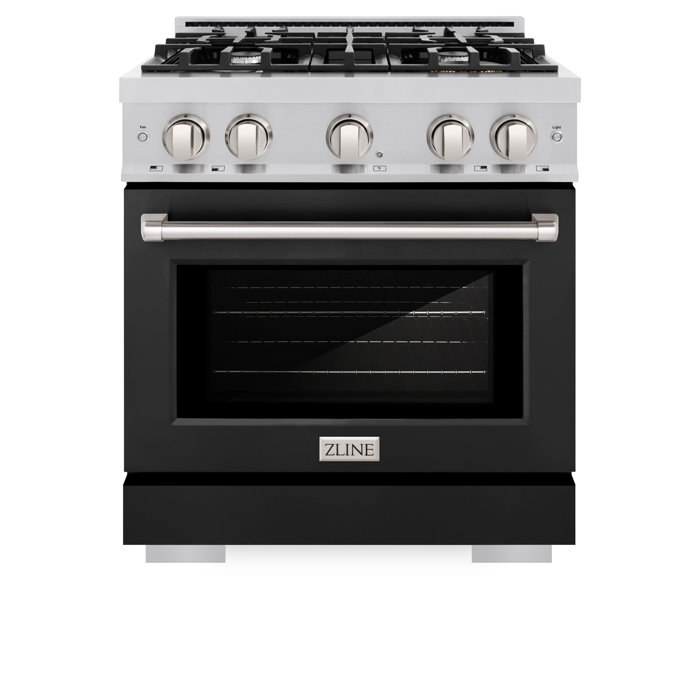 ZLINE Kitchen and Bath ZLINE 30 in. 4.2 cu. ft. Select Dual Fuel Range ...