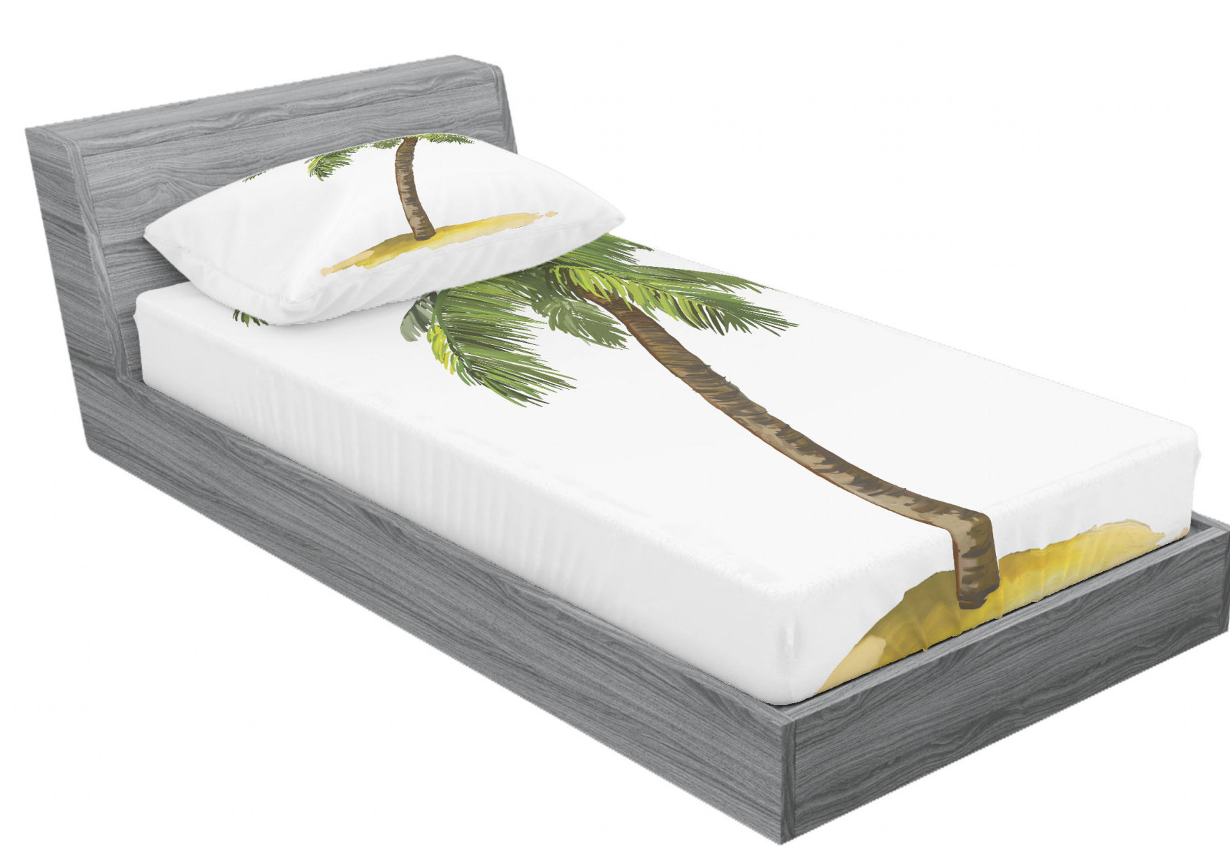 Ambesonne Palm Tree Sheet Set | Wayfair