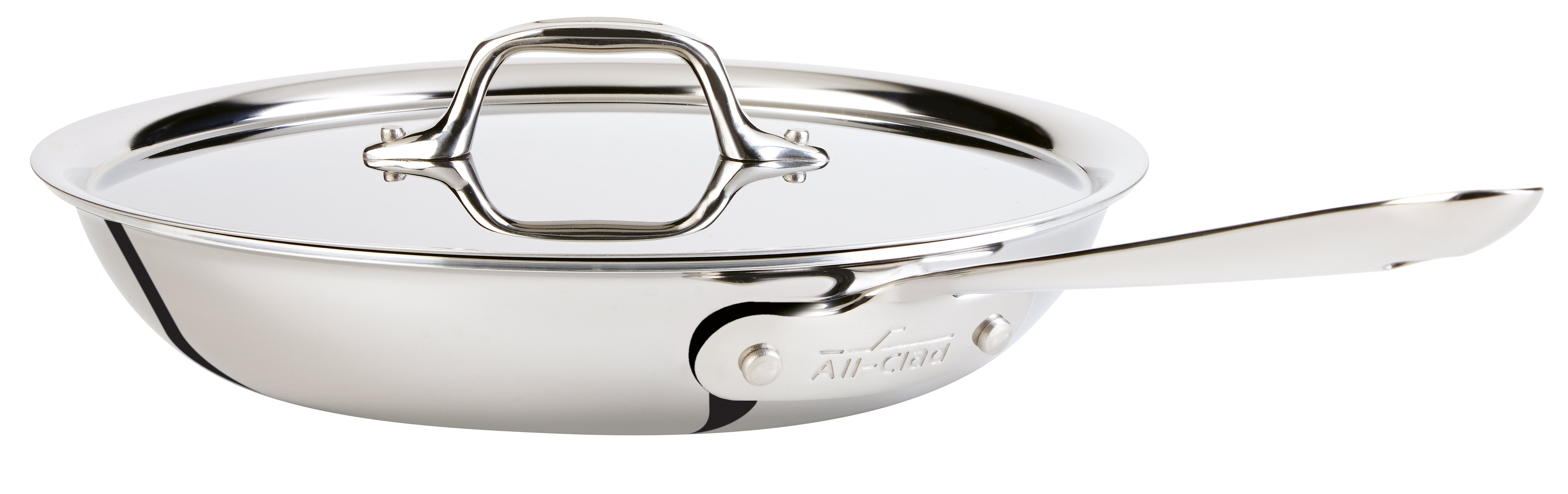 All-Clad D3® Stainless Steel Frying Pan with Lid & Reviews | Wayfair