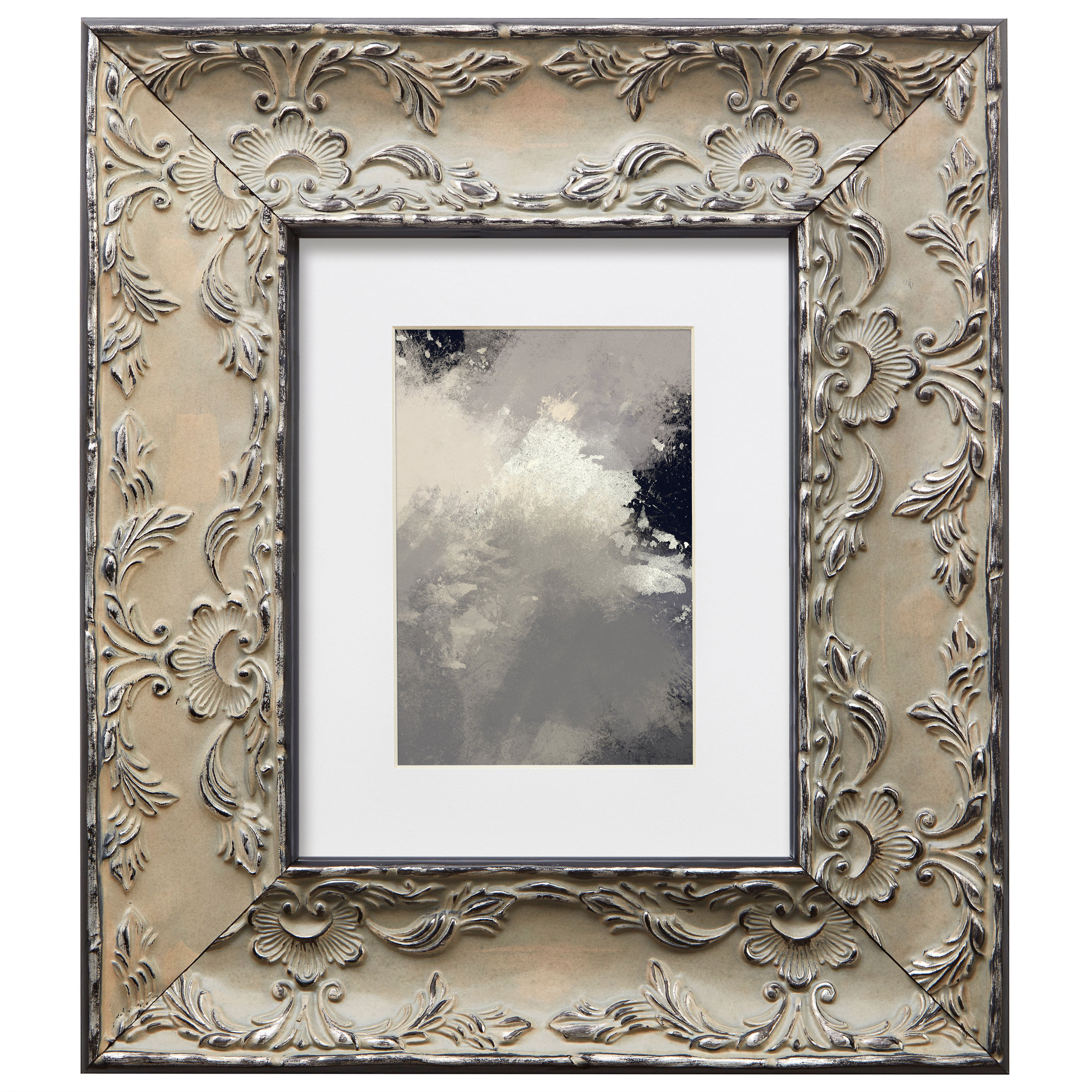 Bloomsbury Market Adayre Embossed Wood Single Picture Frame | Wayfair