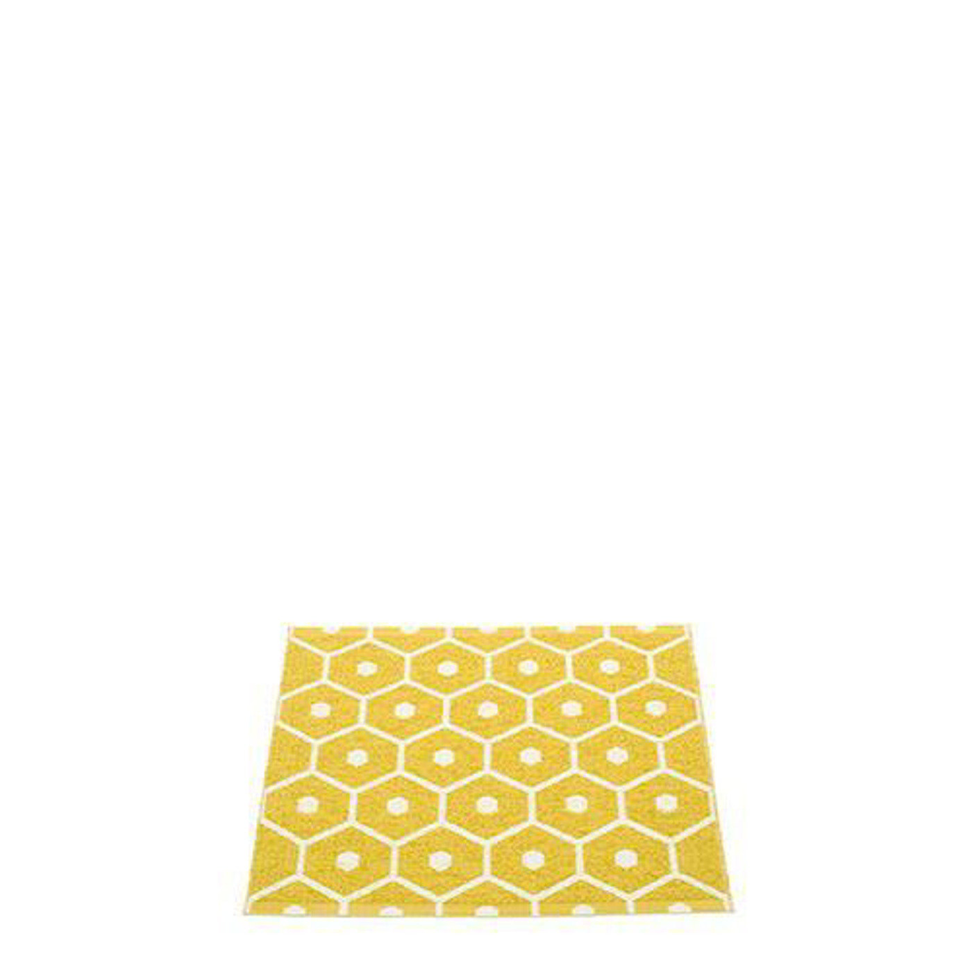 Pappelina Honey White/Yellow Kitchen Mat | Wayfair