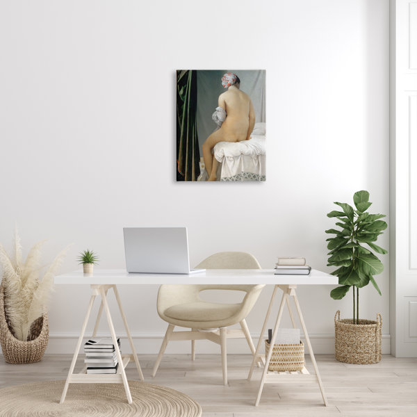 Stupell Industries La Baigneuse Valpincon Jean Auguste Dominique Ingres ...