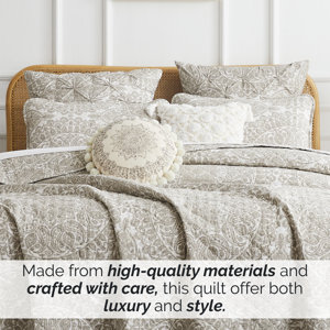 SouthShore Fine Linens Ashanti Oversized easy care lightweight paisley ...