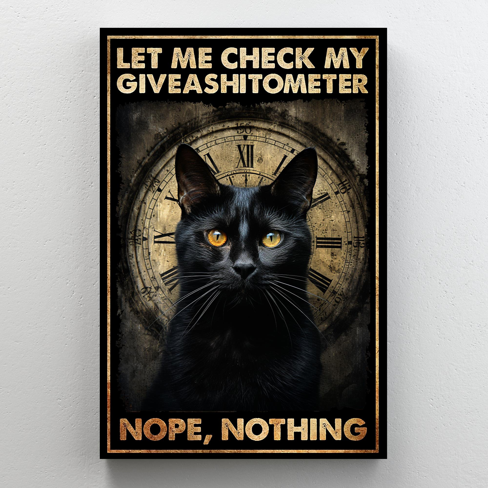 Trinx Lanaeya Black Cat Nope Nothing On Canvas Graphic Art | Wayfair