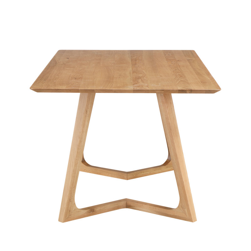 AllModern Fischer 71'' Ash Solid Wood Dining Table & Reviews | Wayfair