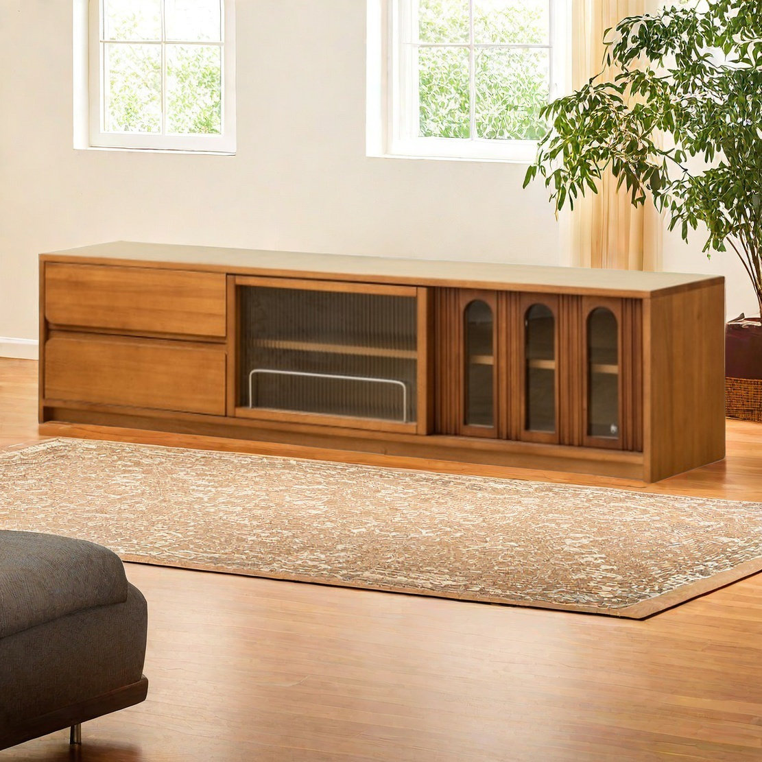 The Invincibles home Retro retractable locker TV cabinet | Wayfair