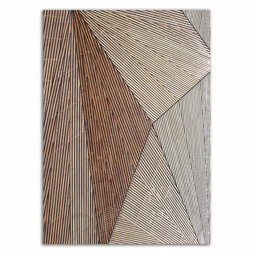 HomeRoots Wooden Structure On Canvas Print | Wayfair