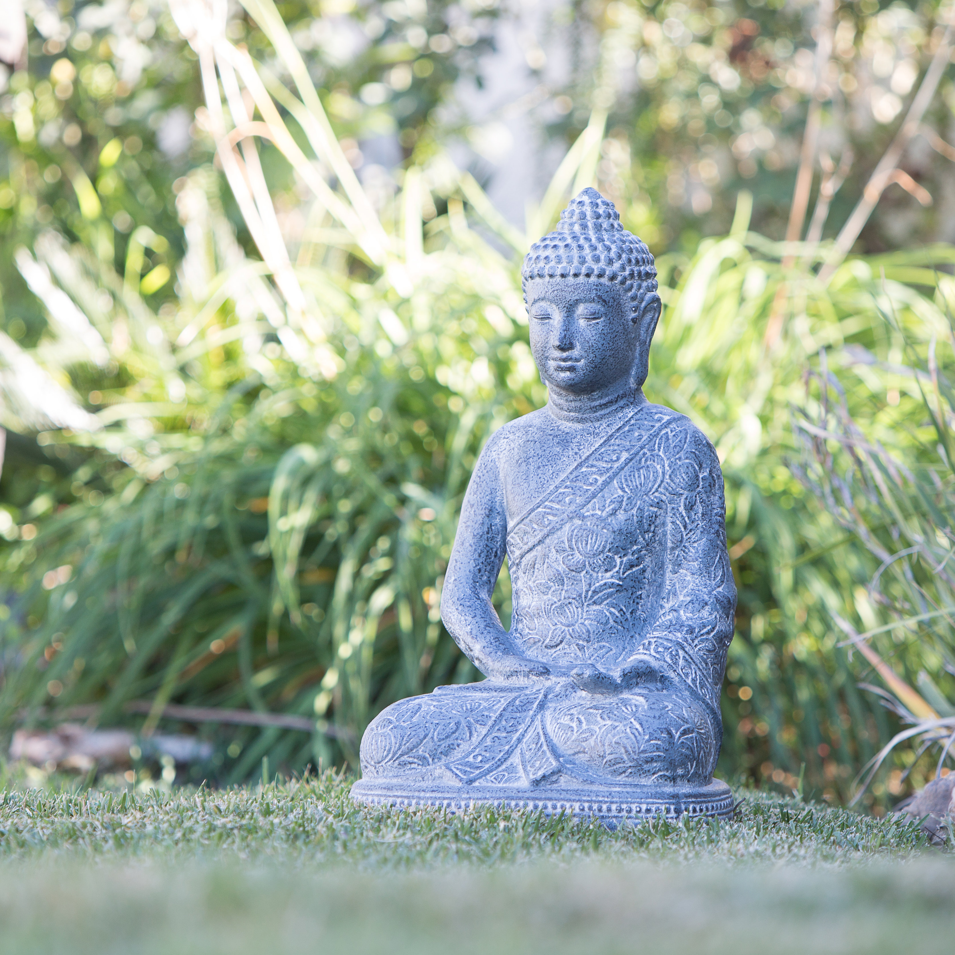 Bungalow Rose Religious & Spiritual Fiberstone Garden Statue & Reviews ...