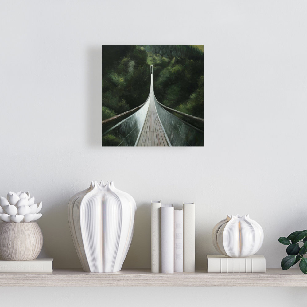 Millwood Pines Steep Bridge Print On Canvas | Wayfair