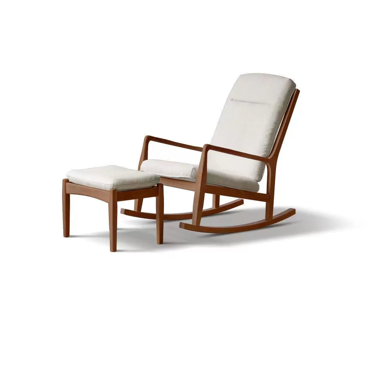 ChairVogue Modern Simple Oak Rocking Chair Solid Wood Rocking Chair ...