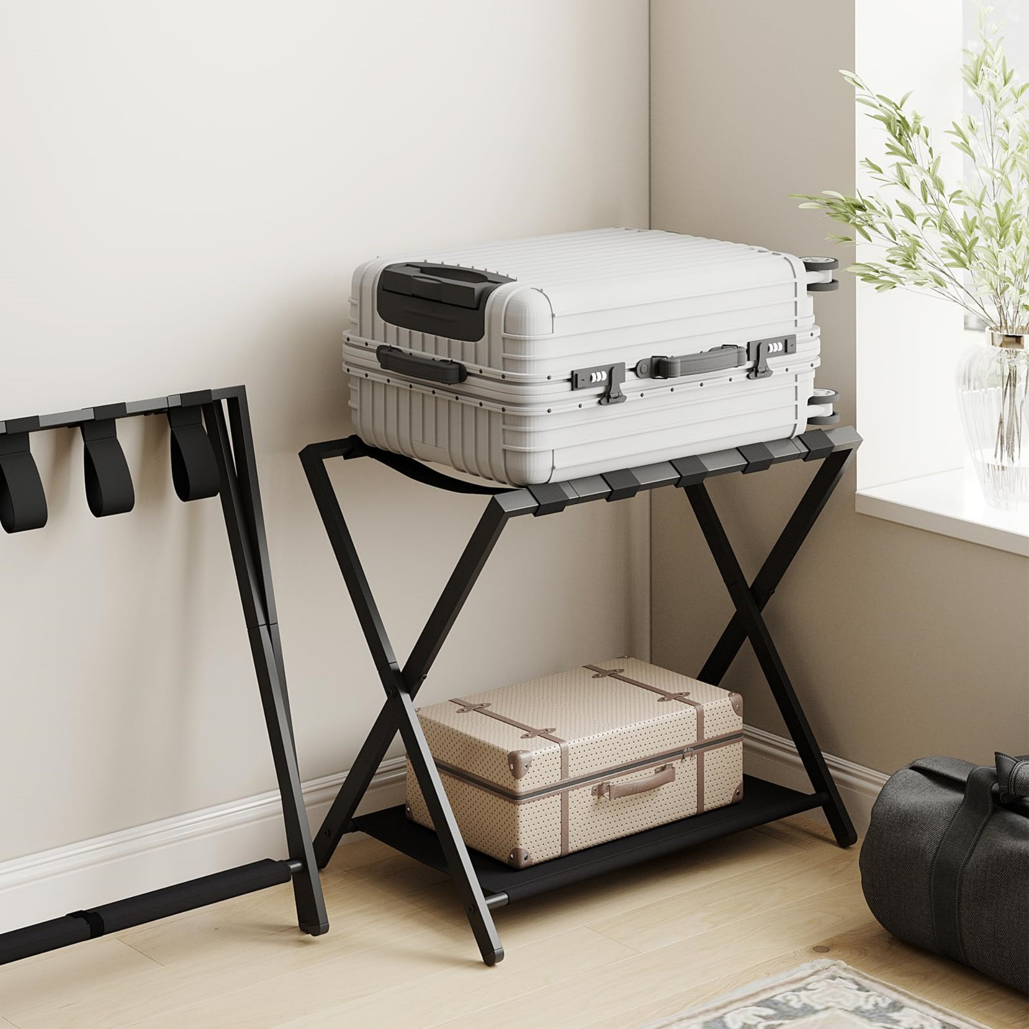 IFBECT Foldable Luggage Rack for Guests - Wayfair Canada