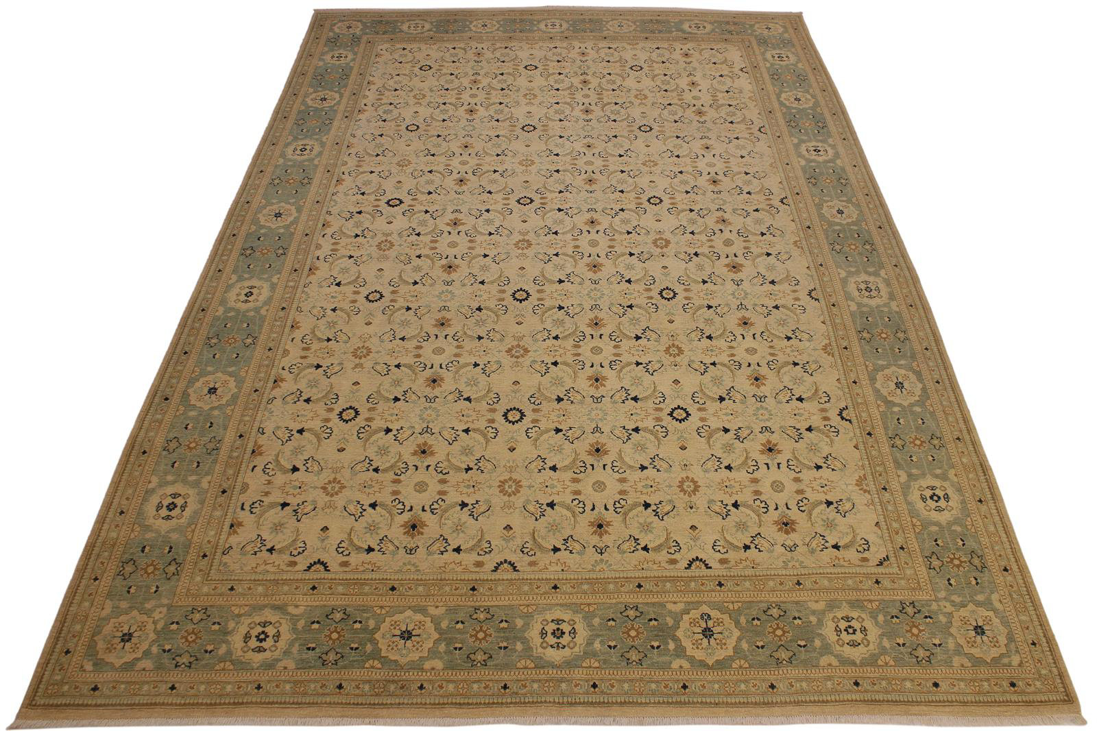 Isabelline Abbigail Southwestern Handmade Hand-Knotted Rectangle 10' x ...