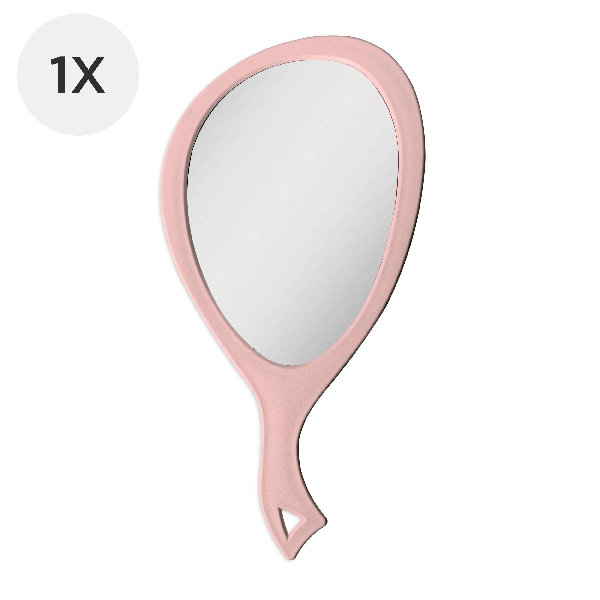 Wrought Studio Large Teardrop Hand Held Mirror 1X, Soft Pink - Wayfair ...