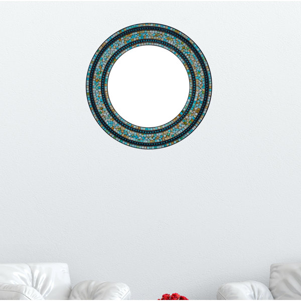 Dakota Fields Zorigs Mosaic Mirror, Wall Art Décor – Handcrafted ...