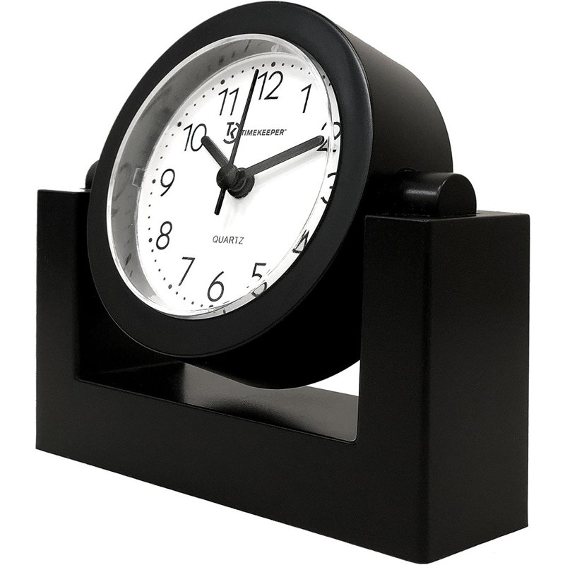 Charlton Home® Swivel Desktop Clock | Wayfair