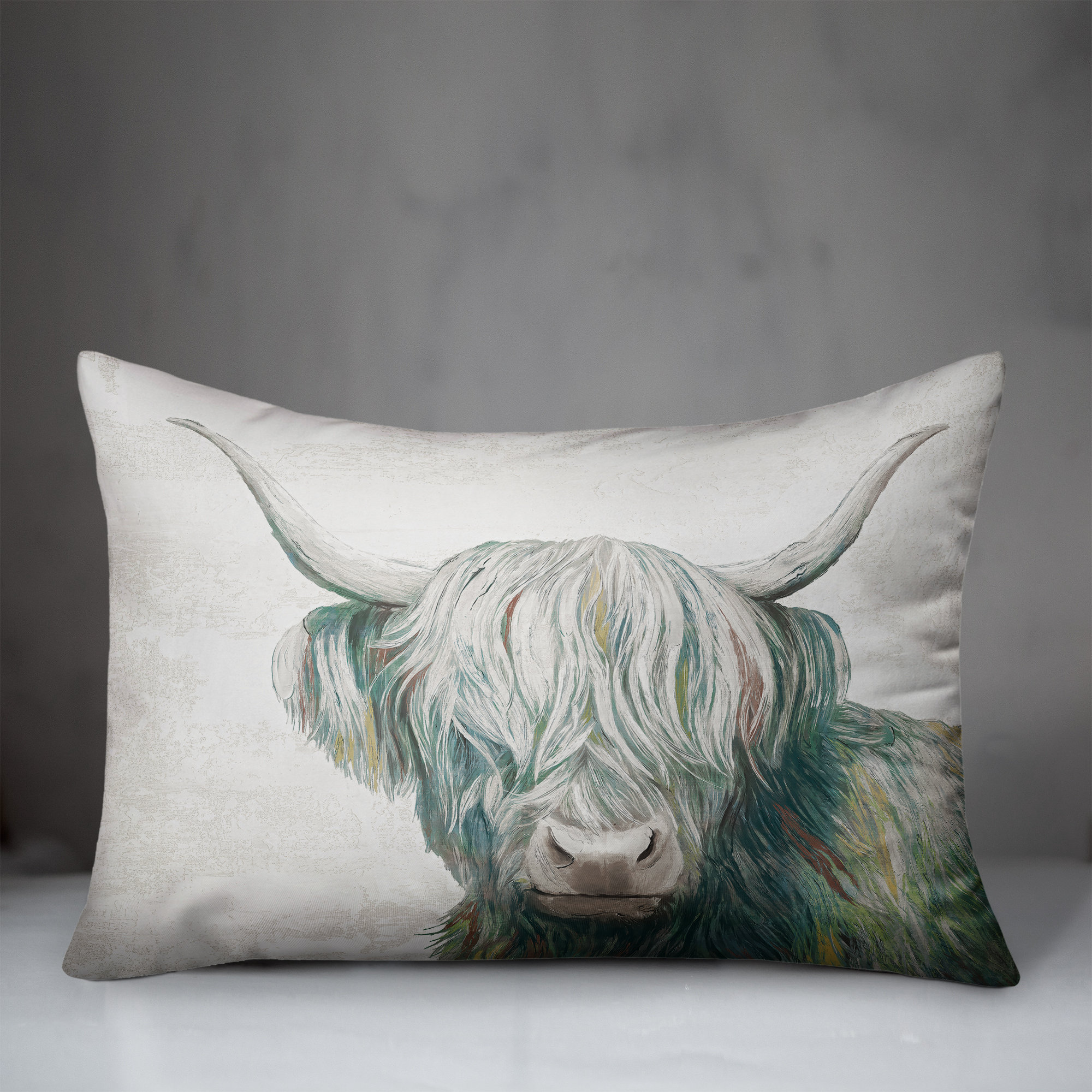 Designs Direct Creative Group Highland Cow Painted Indoor / Outdoor ...
