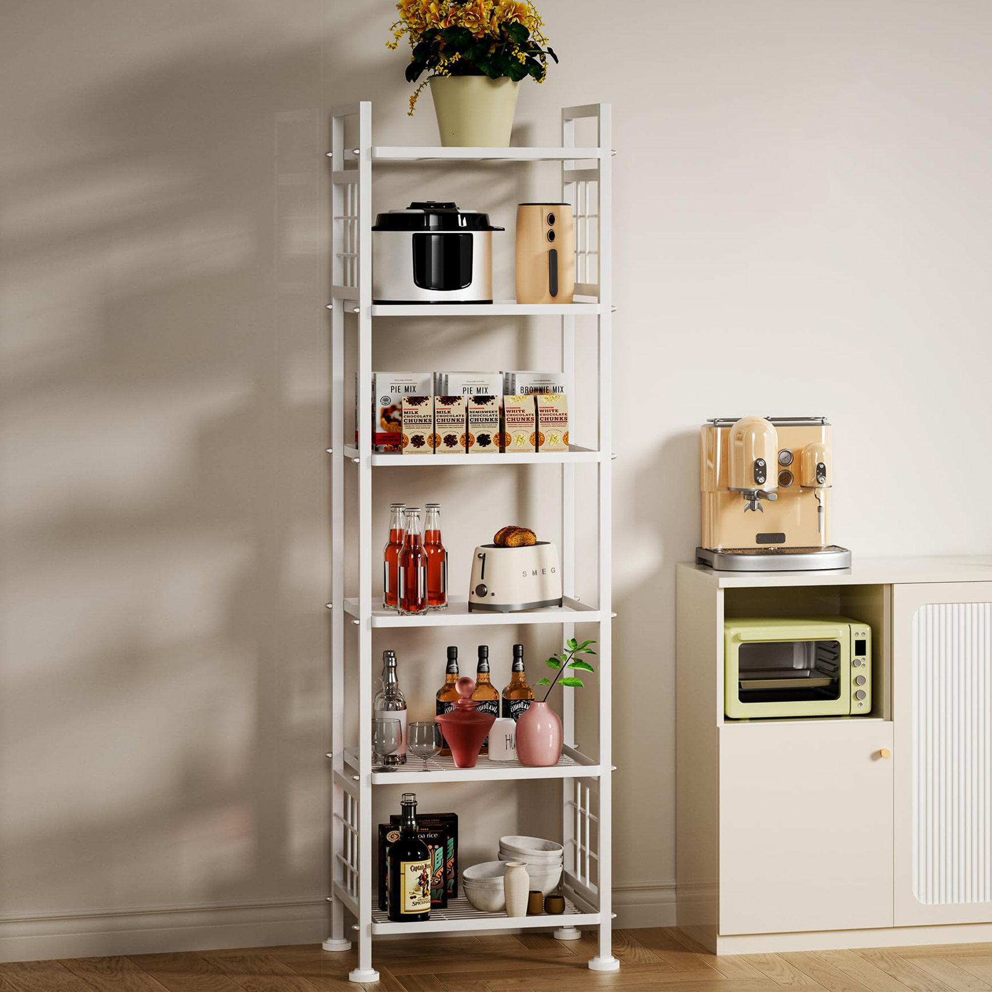 Latitude Run® 6-Wire Standing Storage Shelf | Wayfair