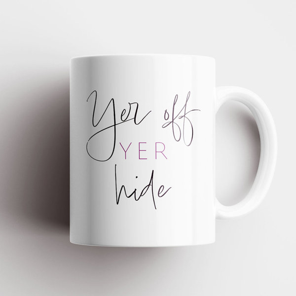 East Urban Home THISTLE YER OFF YER HIDE 97X80 | Wayfair.co.uk