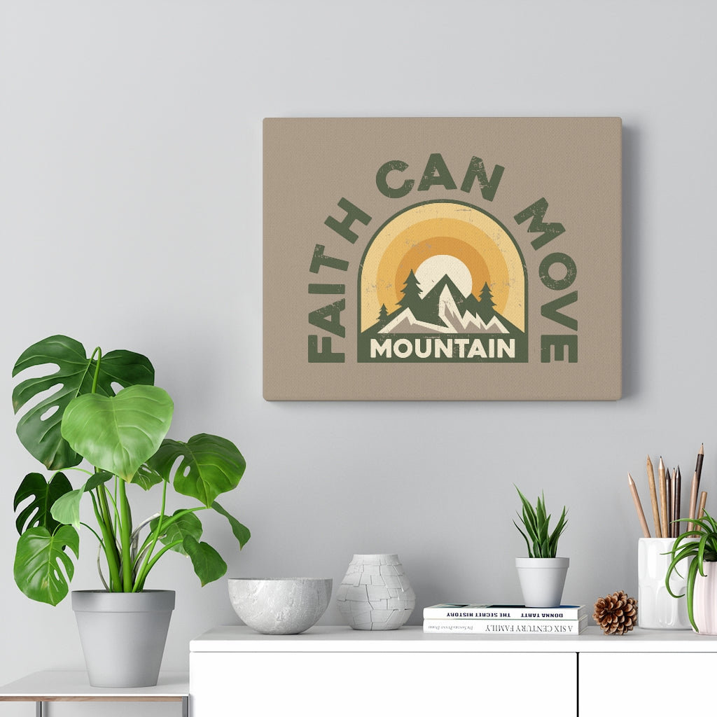 Trinx Faith Can Move Mountain Sun Rise Christian Wall Art Bible Verse ...