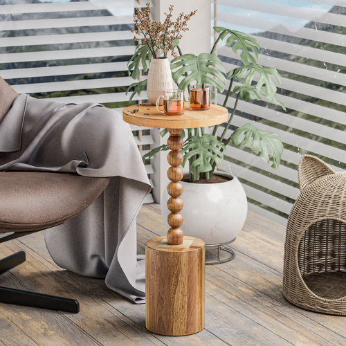 Beige End & Side Tables You'll Love | Wayfair