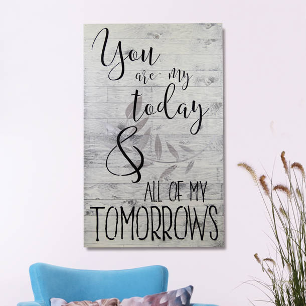 AttractionDesignHome Handmade WOOD Text & Numbers Wall Decor & Reviews ...