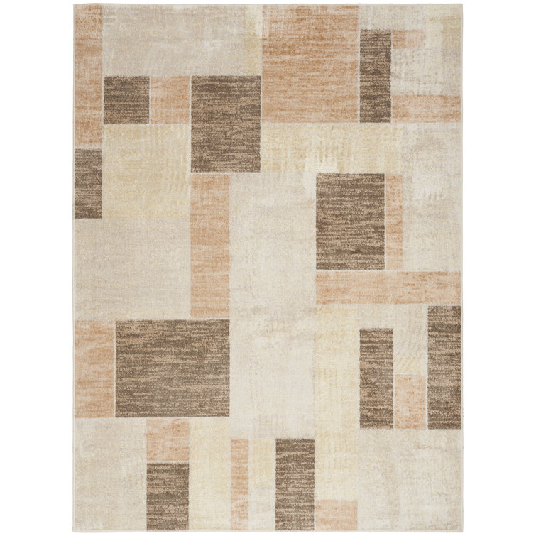 Wade Logan® Birchie Machine Washable Geometric Rug & Reviews | Wayfair