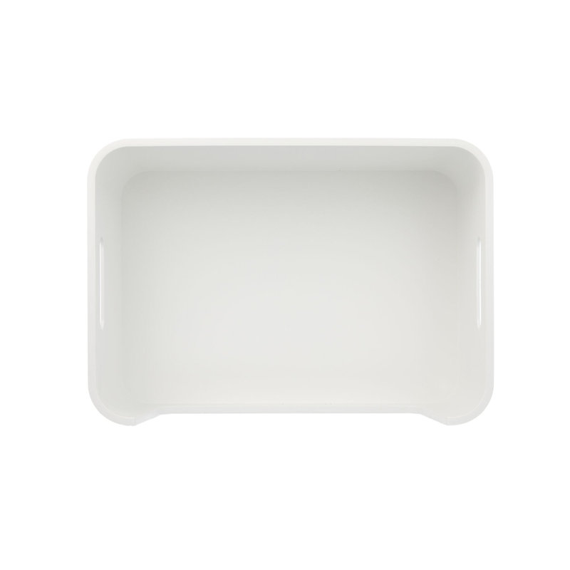 iDesign Plastic Large Open-Front Storage Bin with Handles, BPA-Free ...