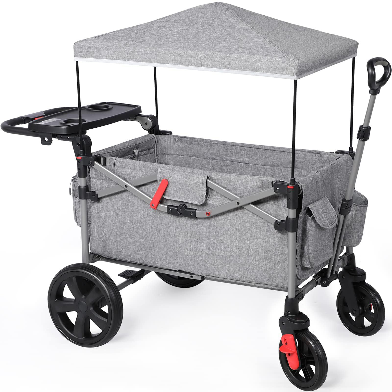 Fashion Finesse Foldable Handcart, Foldable Baby Stroller, Adjustable ...