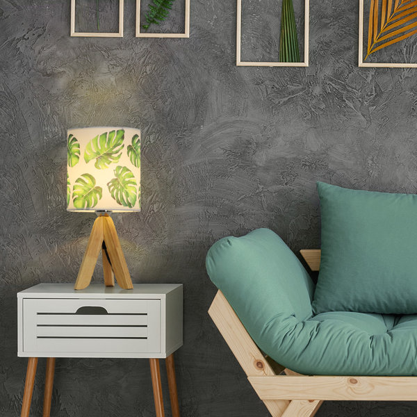 Bayou Breeze Tripod Bedside Lamp Modern Bedside Table Lamp | Wayfair