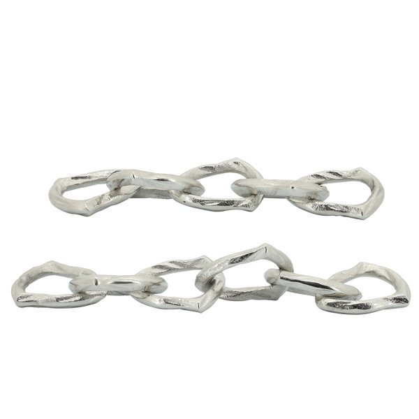 Mercer41 Sagebrook Home Metal Decorative Chain Links - Accent Your ...