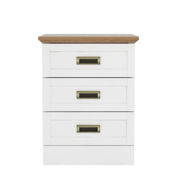 17 Stories Edison Manufactured Wood Bedside Table | Wayfair.ie