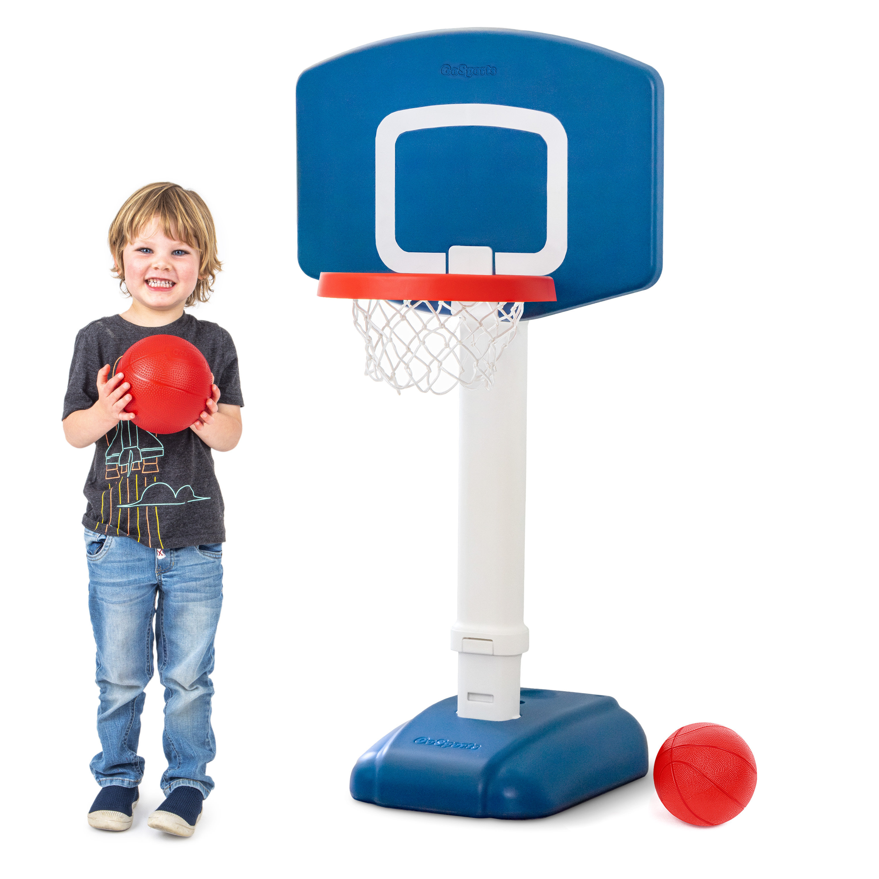 GoSports Tot Shot Modern Kids Basketball Set - Indoor & Outdoor Toy ...