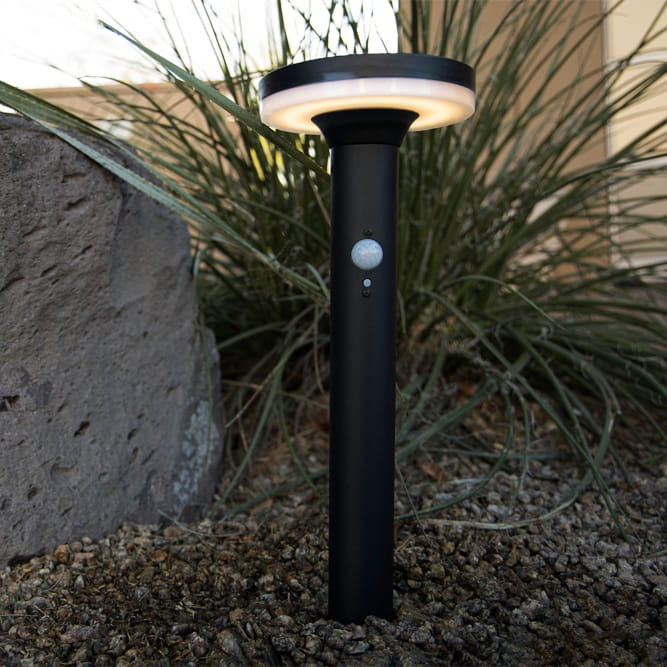 Brilliance Metal Works Black Low Voltage Solar Powered Integrated LED ...