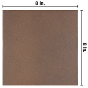 Merola Tile Klinker Quarry 8" x 8" Ceramic Singular Klinker Wall and ...